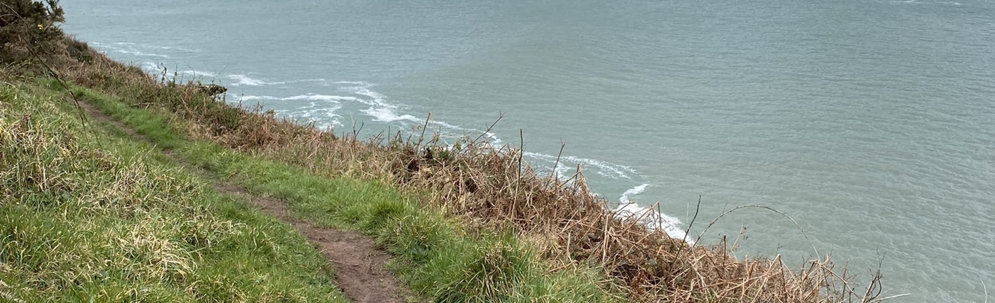 Manorbier Castle to Lydstep Point via Pembrokeshire Coast Path ...