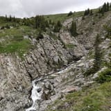 Columbia Icefield Campground to Wilcox Ridge Viewpoint, Alberta, Canada ...