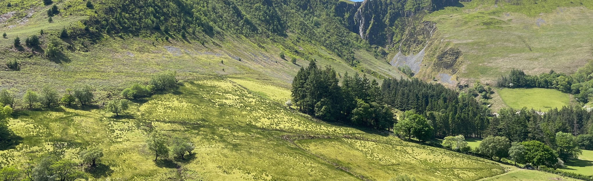 Dinas Mawddwy, Foel Dinas, and Mallwyd Circular, Gwynedd, Wales - 4 ...
