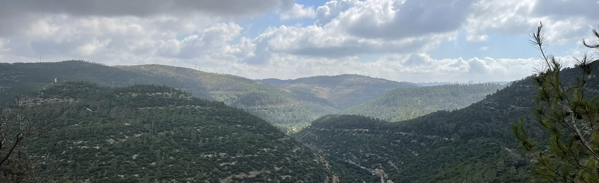 Sorek River and Mount Pitulim via Stalactite Cave, Jerusalem, Israel ...