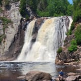 High Falls and Two Step Falls via Superior Hiking Trail, Minnesota ...