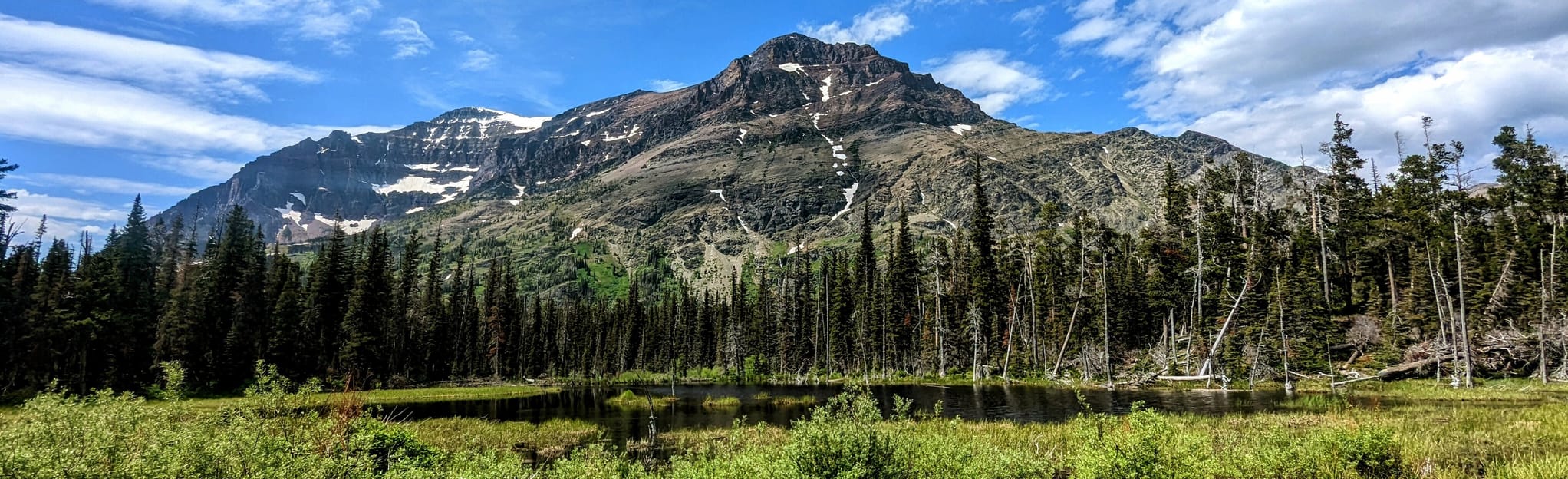 Aster Park Overlook and Rockwell Falls via South Shore Two Medicine ...