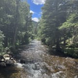 Copeland Falls via Copeland Lake and Hidden Falls Trail, Colorado - 244 ...