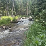 North Fork Big Thompson River Trail Via Dunraven Trailhead, Colorado ...