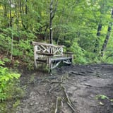 Waterfall Overlook via Riverside and Upland Trail Loop, New York - 810 ...