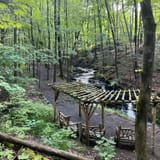 Waterfall Overlook via Riverside and Upland Trail Loop, New York - 810 ...