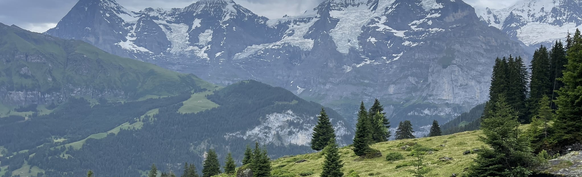 Mountain View Trail: Grütschalp - Allmendhubel: 375 foto - Berna ...