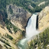Inspiration Point, Yellowstone and Crystal Falls via North Rim Trail ...