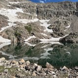 Blue Lake and Little Blue Lake via Mitchell Lake Trail, Colorado ...
