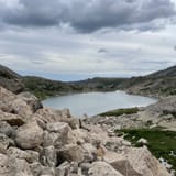 Blue Lake and Little Blue Lake via Mitchell Lake Trail, Colorado ...