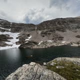 Blue Lake and Little Blue Lake via Mitchell Lake Trail, Colorado ...