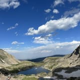 Blue Lake and Little Blue Lake via Mitchell Lake Trail, Colorado ...