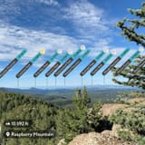 Raspberry Mountain Trail via Ring the Peak Trail, Colorado - 1,739 ...