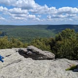 Chimney Rocks via Hermitage and Appalachian National Scenic Trail ...