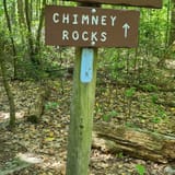 Chimney Rocks via Hermitage and Appalachian National Scenic Trail ...