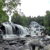 Waber Falls Trail: Lake Wapizagonke (Paddle Route), Quebec, Canada ...