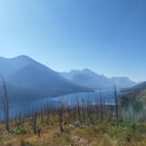 Boundary Bay from Waterton via Great Divide Trail, Alberta, Canada ...