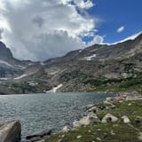 Blue Lake and Little Blue Lake via Mitchell Lake Trail, Colorado ...