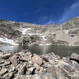 Blue Lake and Little Blue Lake via Mitchell Lake Trail, Colorado ...