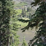 Blue Lake and Little Blue Lake via Mitchell Lake Trail, Colorado ...