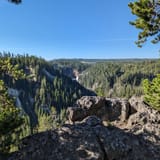 North Rim Trail, Red Rock Point, Lookout Point, and Grand View, Montana ...