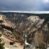 Inspiration Point, Yellowstone and Crystal Falls via North Rim Trail ...