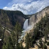Inspiration Point, Yellowstone and Crystal Falls via North Rim Trail ...