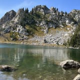 Surprise and Amphitheater Lake via Amphitheater Trail, Wyoming - 1,968 ...