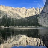 Mirror Lake and Crater Lake via Cascade Creek Trail, Colorado - 2,124 ...