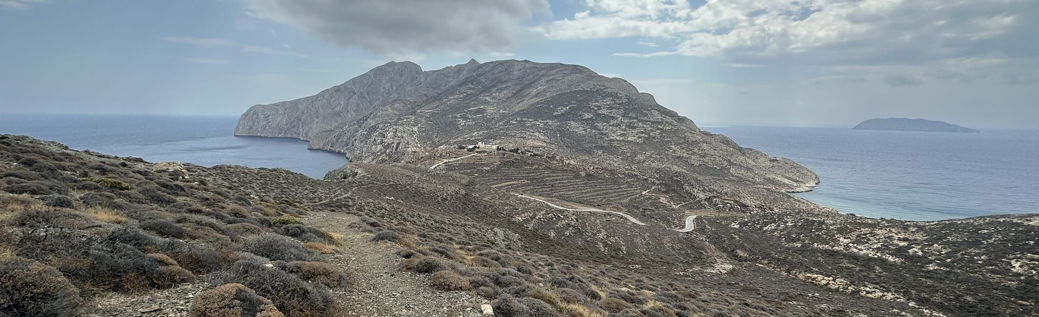 Chora Anafis - Kasteli hill - Panagia Kalamiotissa Monastery Loop ...
