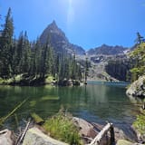 Mirror Lake and Crater Lake via Cascade Creek Trail, Colorado - 2,130 ...