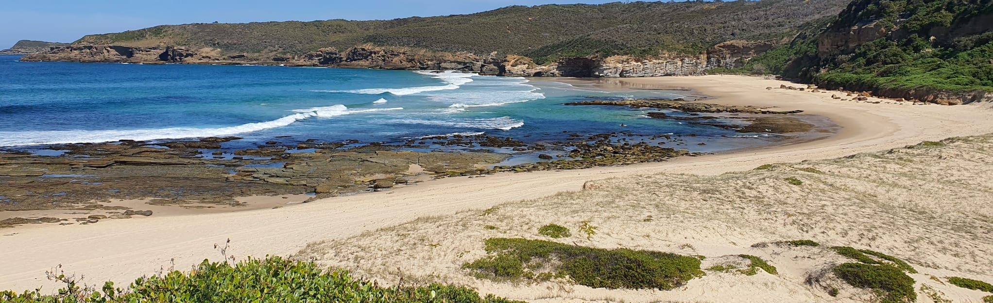 Flat Island via Moonee and Ghosties Beaches, New South Wales, Australia ...