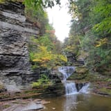 Lake Treman Loop via Gorge, Bear, and Rim Trail, New York - 1,531 ...