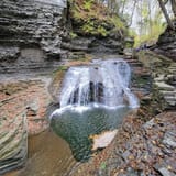 Lake Treman Loop via Gorge, Bear, and Rim Trail, New York - 1,531 ...
