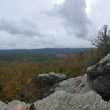 Chimney Rocks via Hermitage and Appalachian National Scenic Trail ...