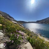 Blue Lake and Little Blue Lake via Mitchell Lake Trail, Colorado ...