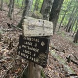 Cathedral Ledge from Echo Lake, New Hampshire - 1,084 Reviews, Map ...