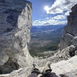 Mount Yamnuska Traverse and West Col Descent, Alberta, Canada - 1,123 ...