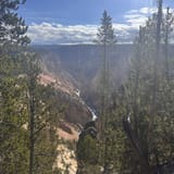 Inspiration Point, Yellowstone and Crystal Falls via North Rim Trail ...