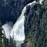 Inspiration Point, Yellowstone and Crystal Falls via North Rim Trail ...