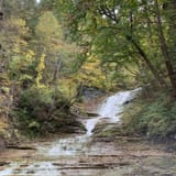 Lake Treman Loop via Gorge, Bear, and Rim Trail, New York - 1,531 ...