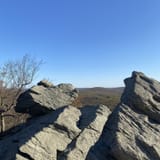 Chimney Rocks via Hermitage and Appalachian National Scenic Trail ...