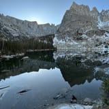 Mirror Lake and Crater Lake via Cascade Creek Trail, Colorado - 2,188 ...