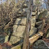 Chimney Rocks via Hermitage and Appalachian National Scenic Trail ...