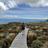 Pouakai Tarns via Mangorei Track and Pouakai Hut, Taranaki, New Zealand ...