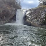Jones Falls and Splash Dam Falls From Elk River Falls, Tennessee - 870 ...