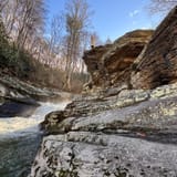Jones Falls and Splash Dam Falls From Elk River Falls, Tennessee - 870 ...
