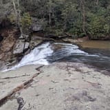 Jones Falls and Splash Dam Falls From Elk River Falls, Tennessee - 870 ...