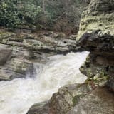 Jones Falls and Splash Dam Falls From Elk River Falls, Tennessee - 870 ...