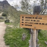 Picketpost Loop via Arizona Trail and L.O.S.T Trail, Arizona - 1,463 ...
